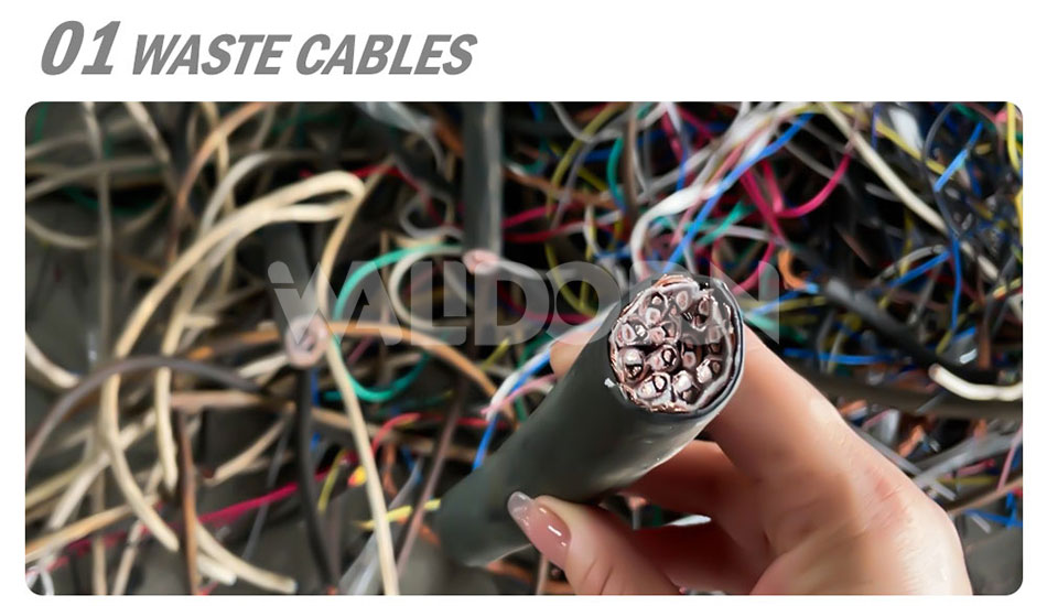 WD-S15 Copper Cable Granulator - Walldorn Recycling Machinery