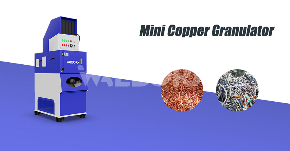 WD-S03 Mini Copper Wire Granulator - Walldorn Recycling Machinery