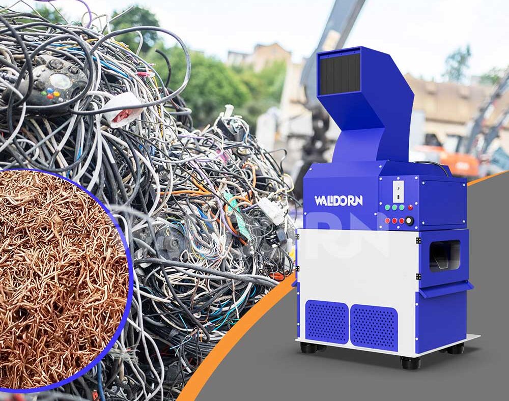 WD-S05 Small Copper Cable Granulator - Walldorn Recycling Machinery